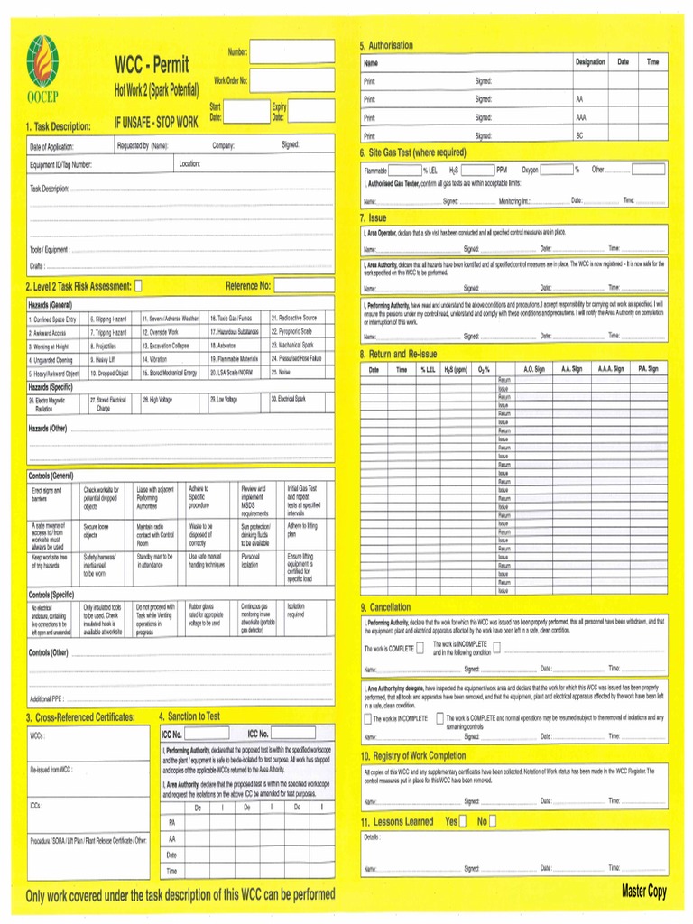 Hot Work Spark Potential | PDF