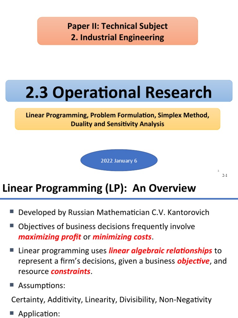 Linear Programming | PDF | Linear Programming | Theoretical Computer Science