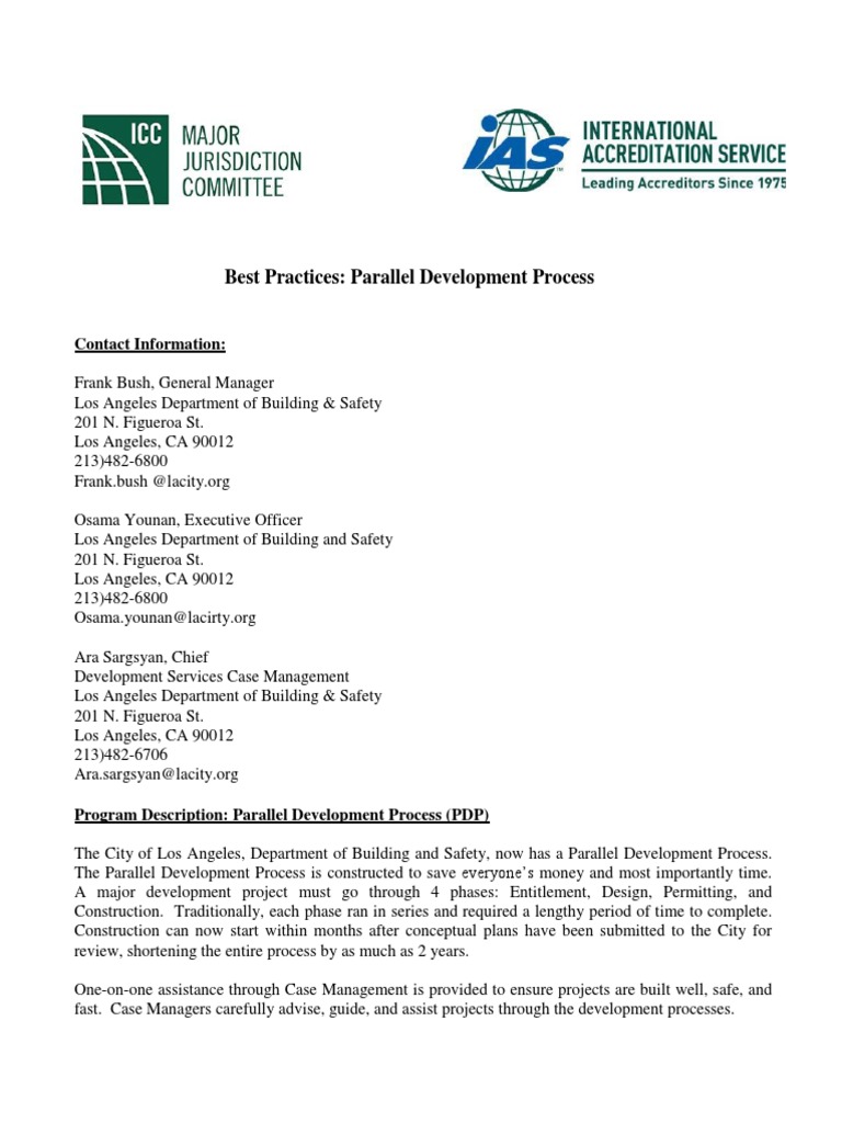 Los Angeles CA Parallel Development Process | PDF | Economies | Real Estate