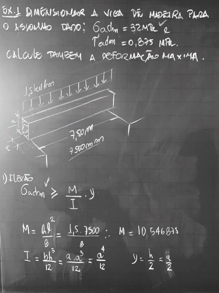 Exercicios Dimensionamento de Vigas | PDF
