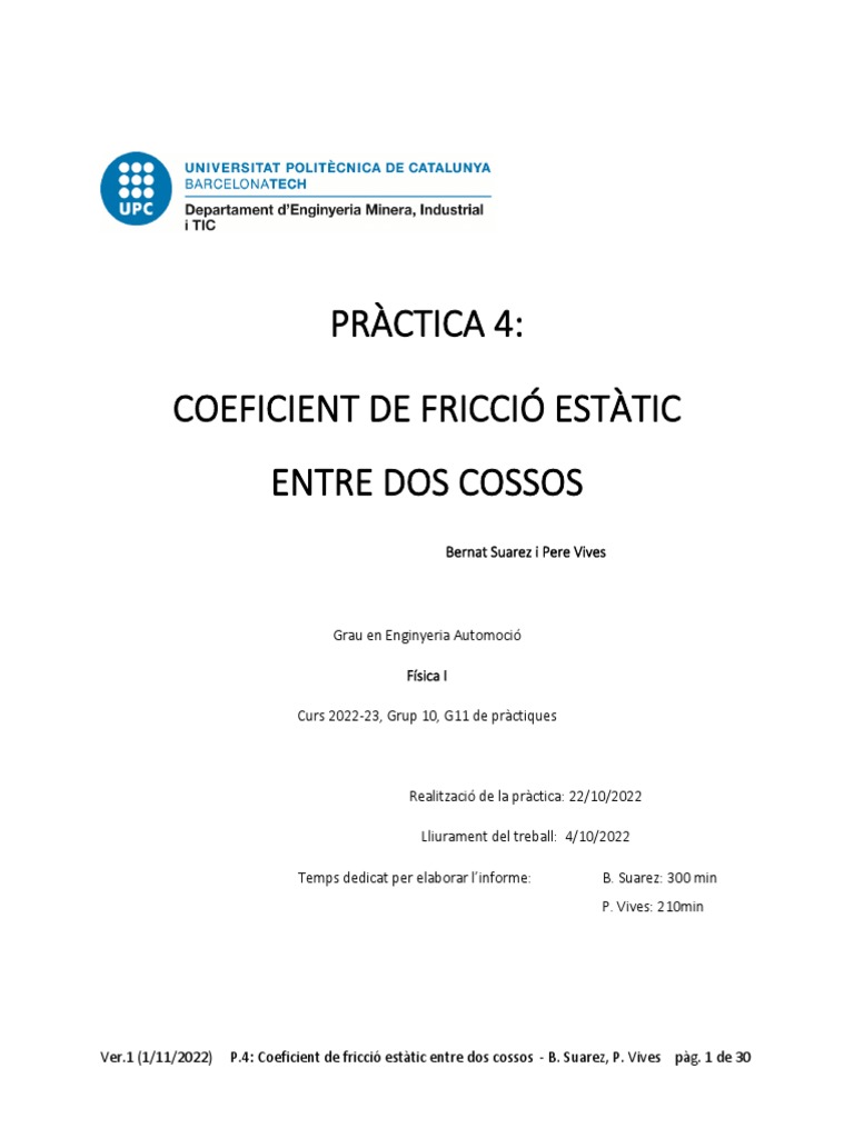 Pràctica 1-4 Bernat Suarez I Pere Vives | PDF