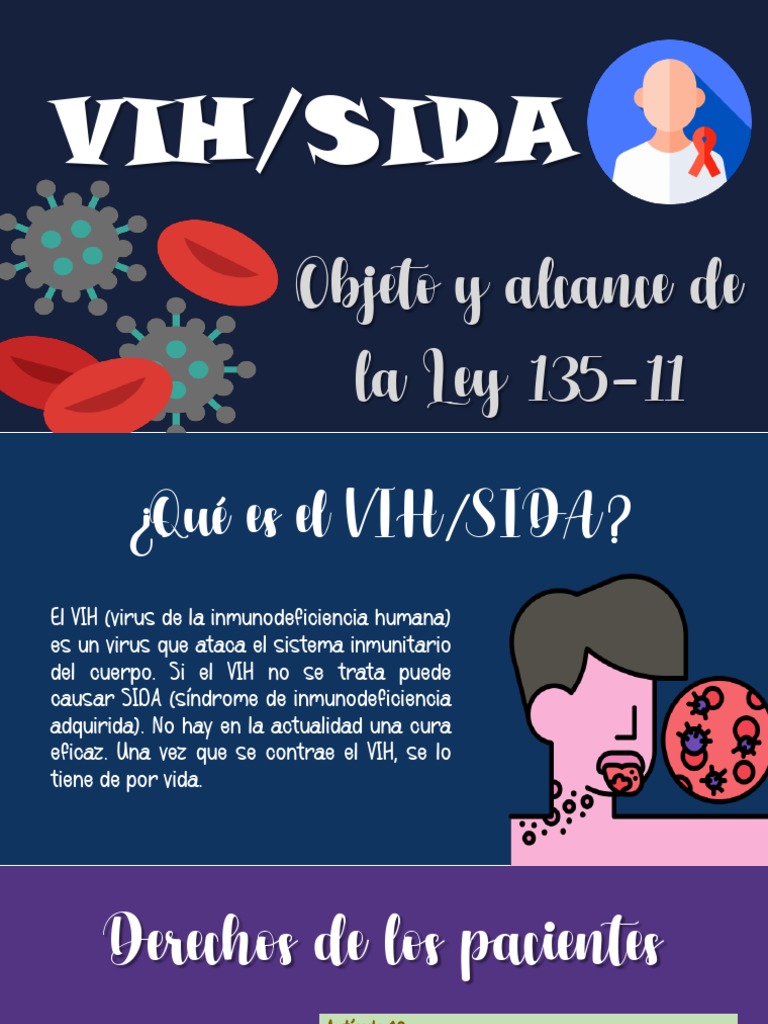 Ley 135-11 sobre VIH/SIDA en RD | PDF