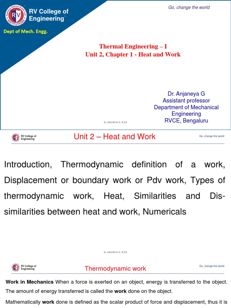 Unit 2 Heat and Work | PDF | Heat | Heat Transfer