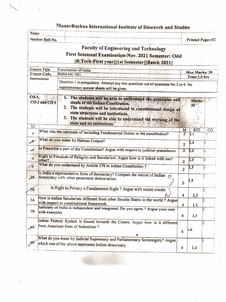 SES-1 Questions Paper | PDF | Electrical Impedance | Electrical Network