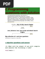 Computer Programming Mid Semester Question Paper | PDF | Array Data Structure | Control Flow