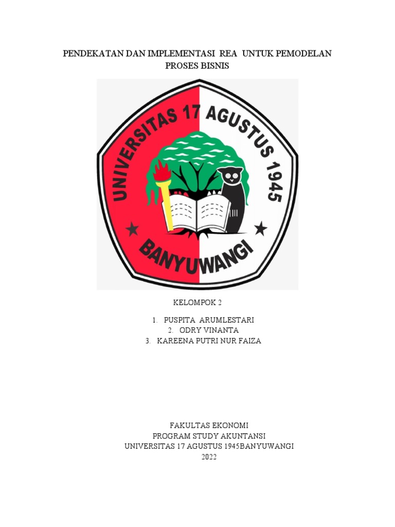 Pendekatan Dan Implementasi Rea Untuk Pemodelan Proses Bisnis | PDF