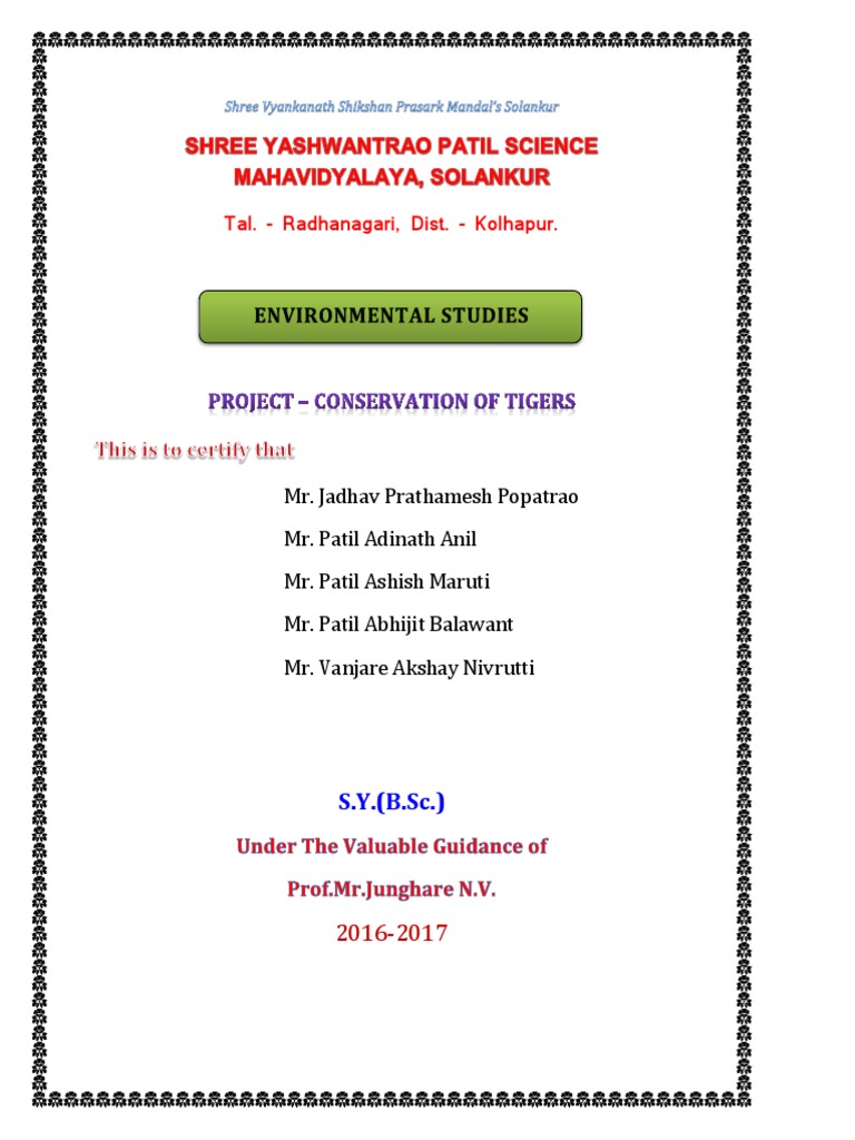 Save | PDF | Tiger | Conservation Biology