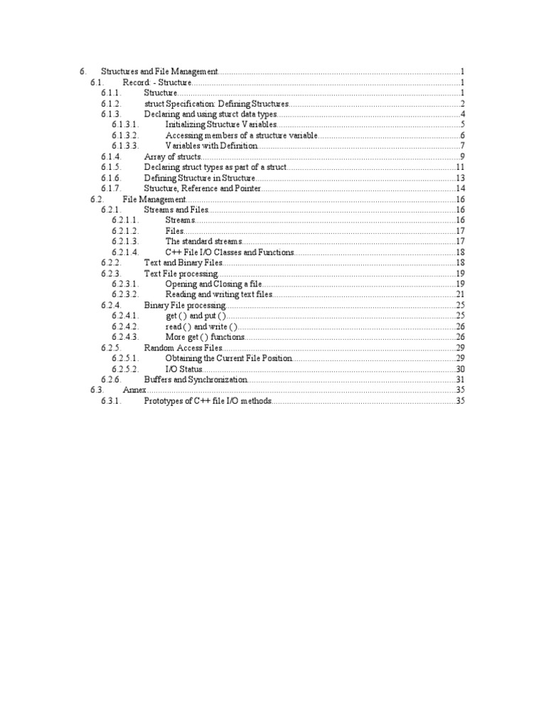 Chapter 6 Structures And File Management Pdf Data Type Parameter Computer Programming