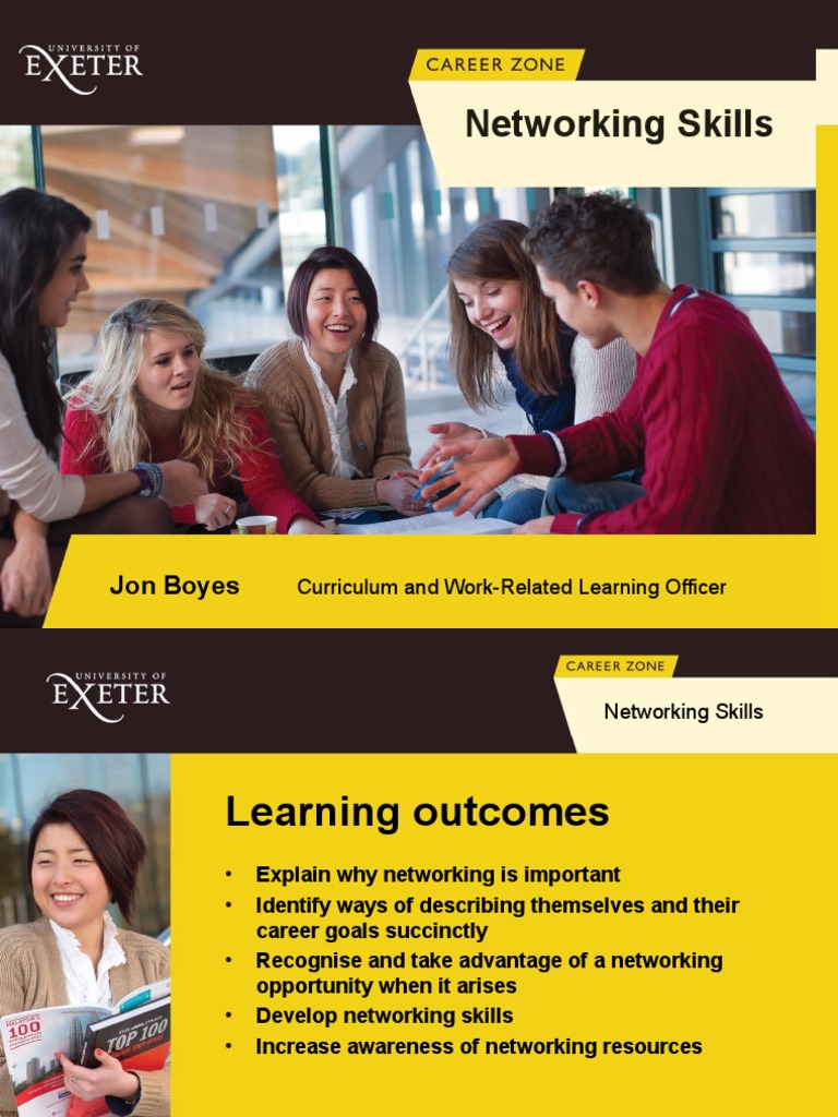 Networking Skills | PDF | Social Networking Service | Communication