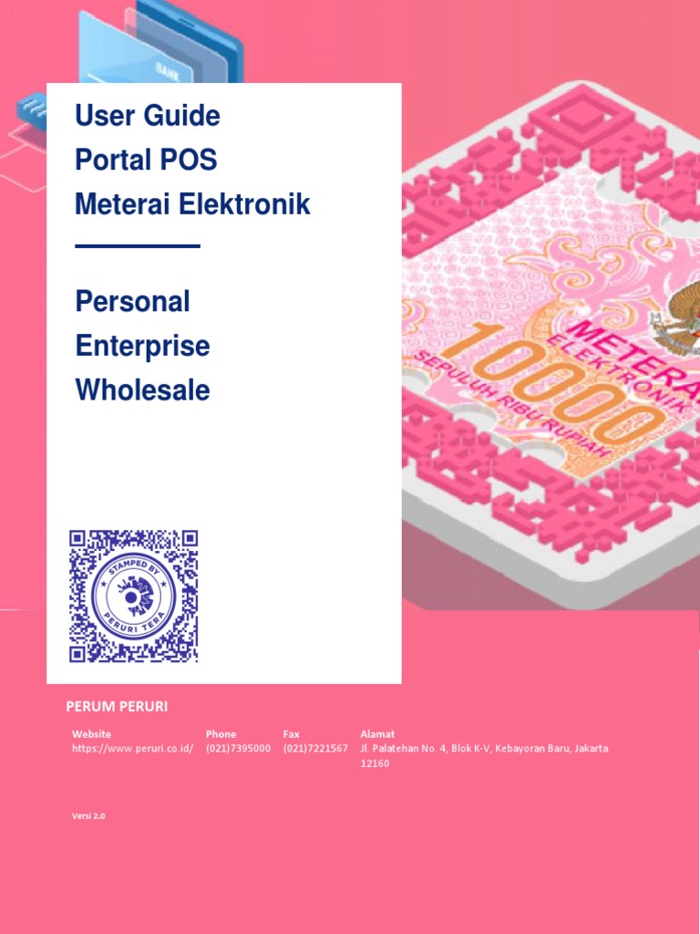 Panduan Portal Pos Meterai Elektronik E Meterai Pdf