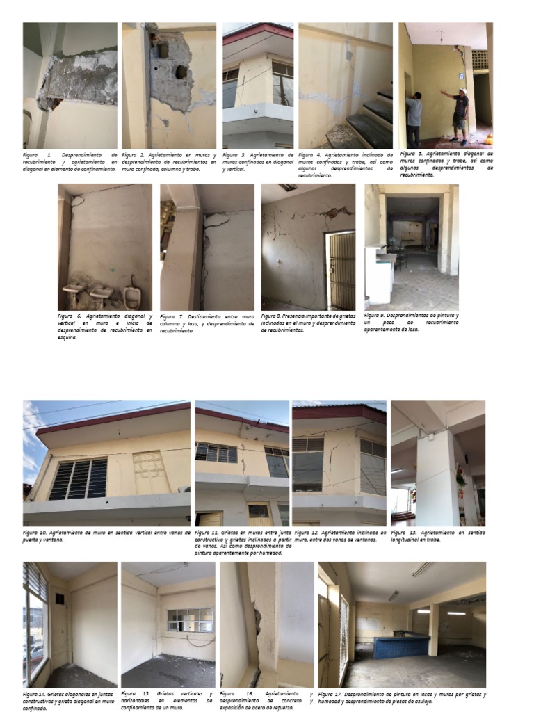Análisis de Edificios Dañados Por Sismo | PDF