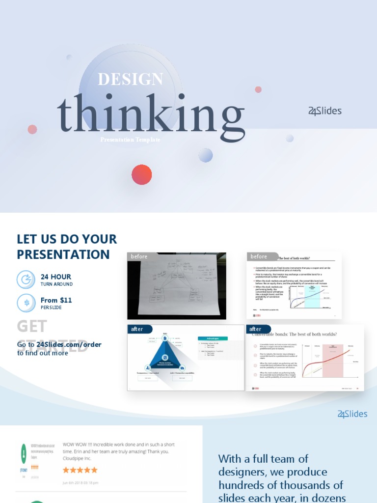 Design Thinking Presentation Template | PDF | Economies | Business