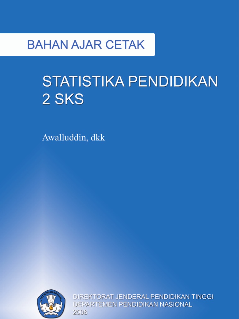 Materi Statistika Pendidikan S1 PGSD | PDF | Karier & Perkembangan | Sains & Matematika