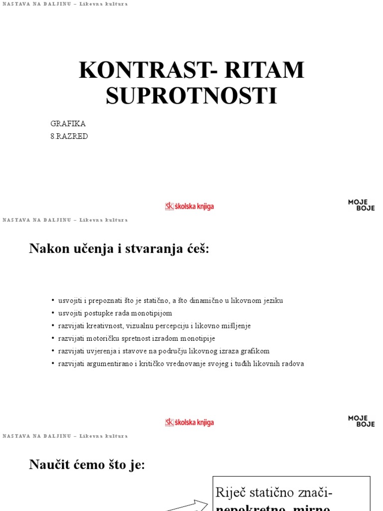 Grafika - Kontrast, Ritam Suprotnosti | PDF