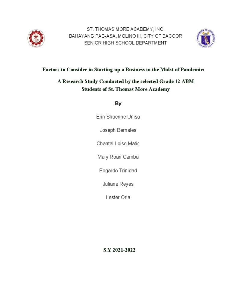 Research Chapter 1 5 | PDF | Survey Methodology | Sales