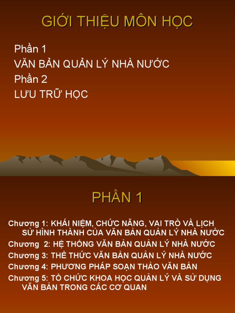 VAN BAN LUU TRU-DIEN TU Bai 1-2021 | PDF