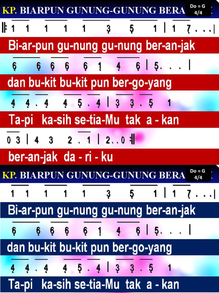 Biarpun Gunung Gunung Beranjak | PDF