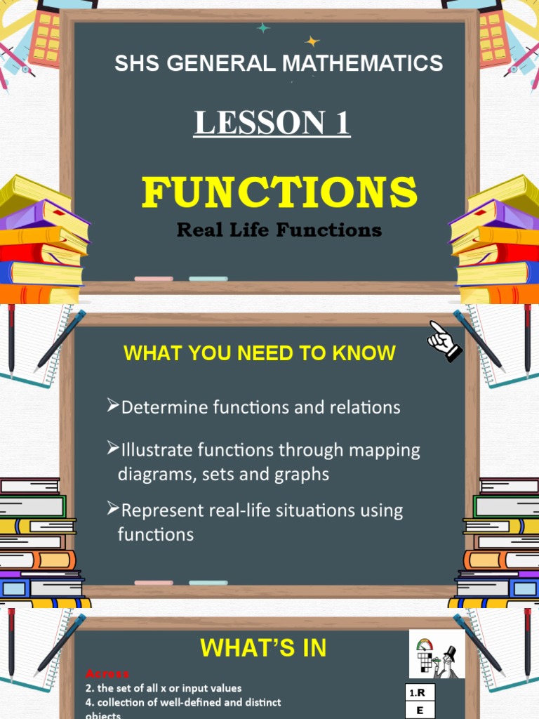 Lesson 1 Functions | PDF | Function (Mathematics) | Mathematics Lesson 1 Functions | PDF | Function (Mathematics) | Mathematics