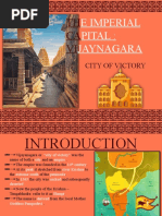 Map Showing The Vijayanagara Empire With Capital City and Current ...