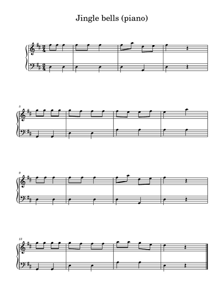 Jingle Bells (Piano) | PDF