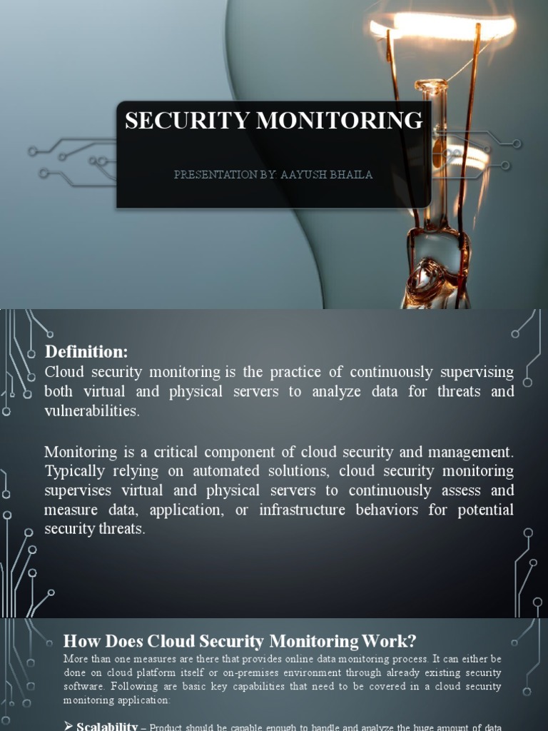 The Importance Of Cloud Security Monitoring Best Practices Challenges