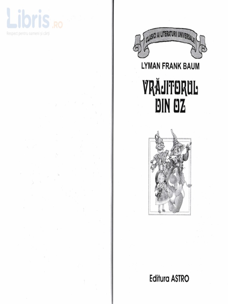 Vrajitorul Din Oz - Lyman Frank Baum | PDF