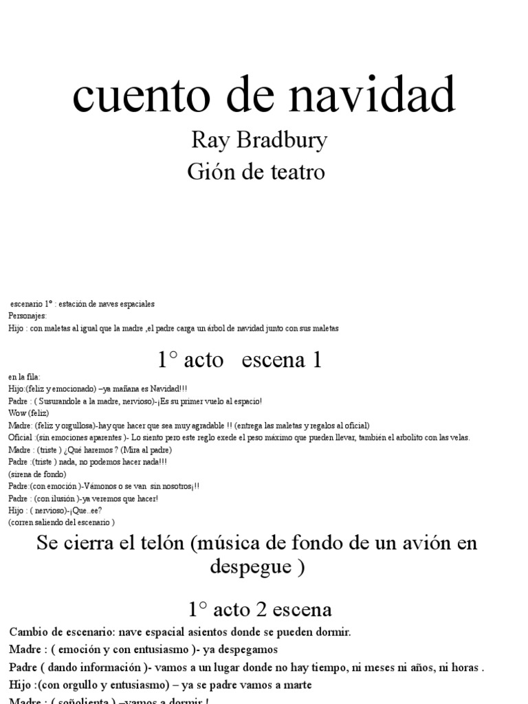 Cuento De Navidad Pdf