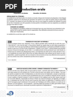 Delf b1 - Production Orale | PDF