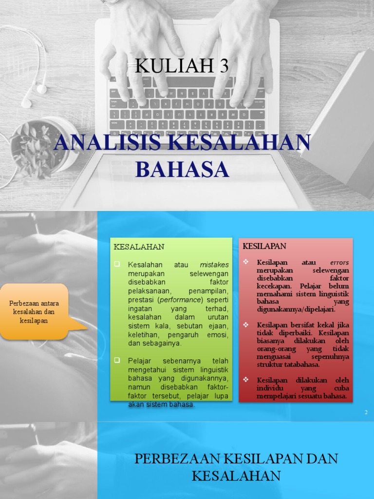 Kuliah 3 Analisis Kesalahan Bahasa Pdf