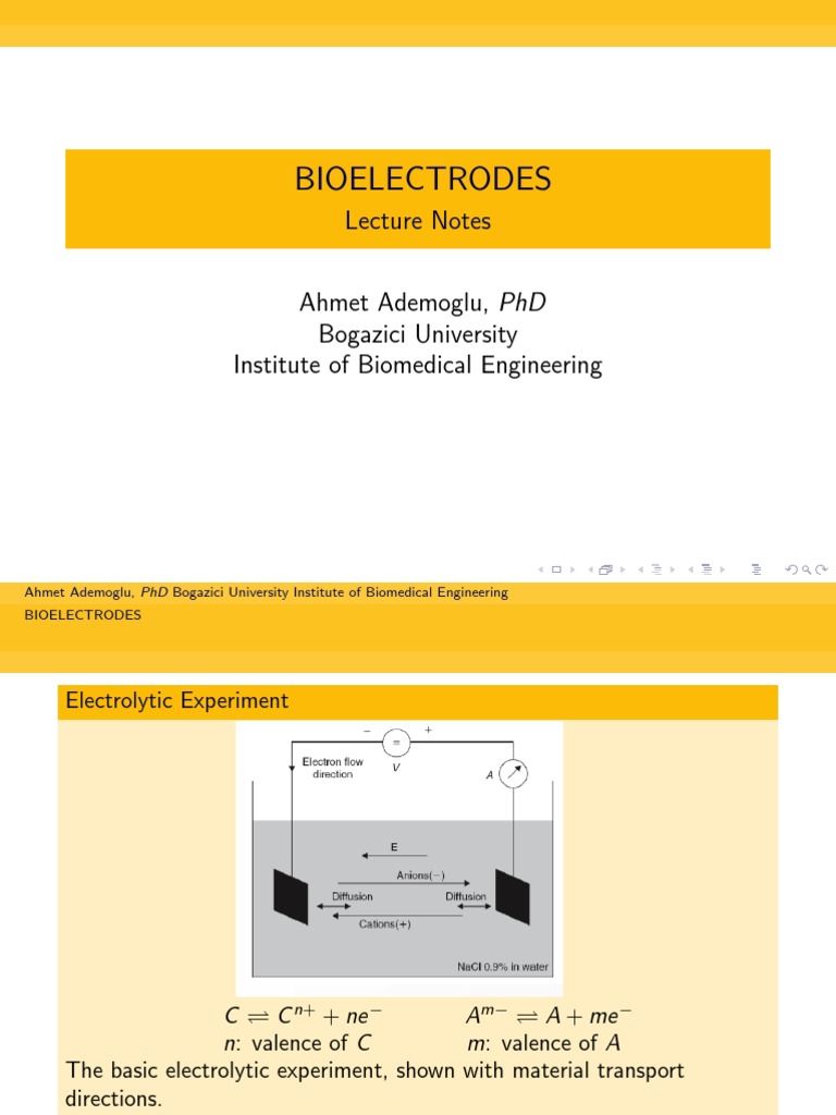 Electrodes Pdf Physical Sciences Applied And Interdisciplinary