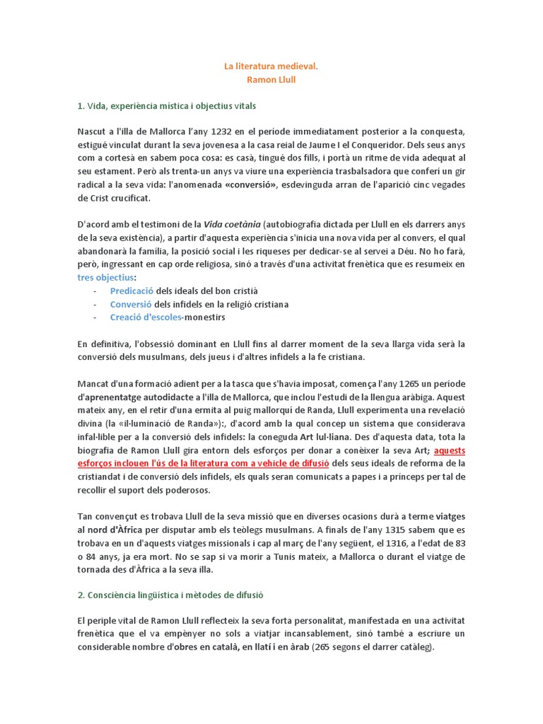 Ramon Llull | PDF