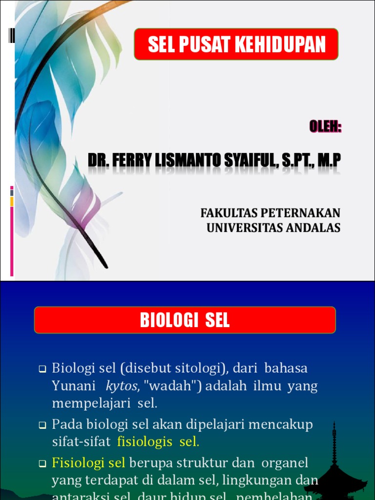 Dasar-Dasar Biologi Sel | PDF