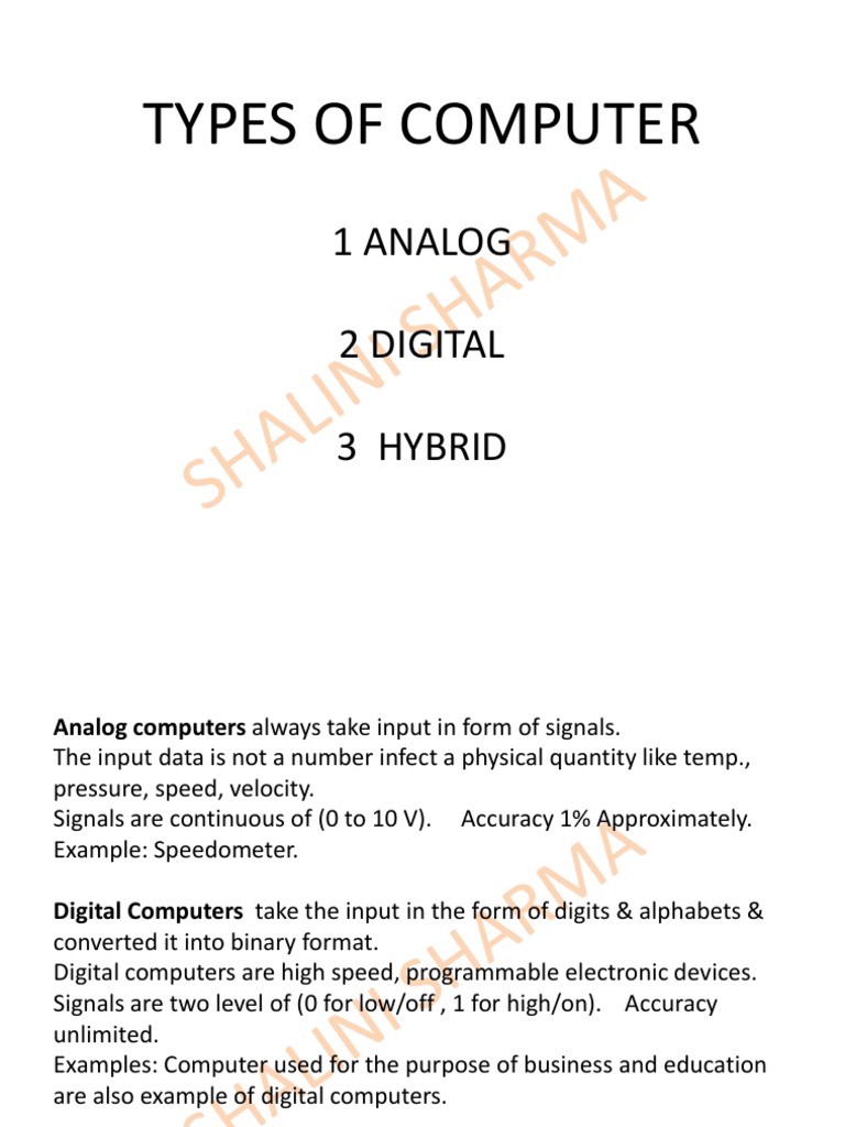 COMPUTER OVERVIEW - Notes | PDF | Operating System | Software