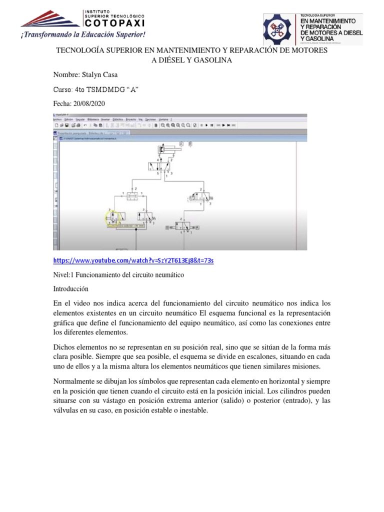 Circuito Neumático | PDF | Solenoide | Neumática