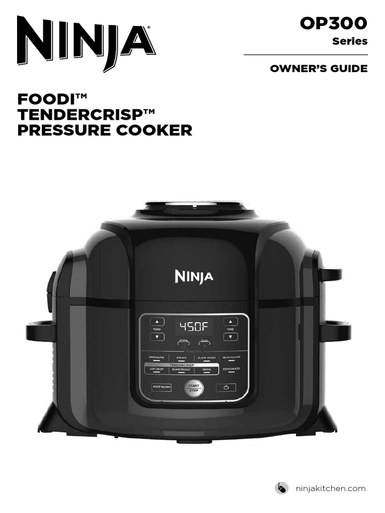 Ninja Foodi - op300-EN | PDF | Pressure Cooking | Home Appliance