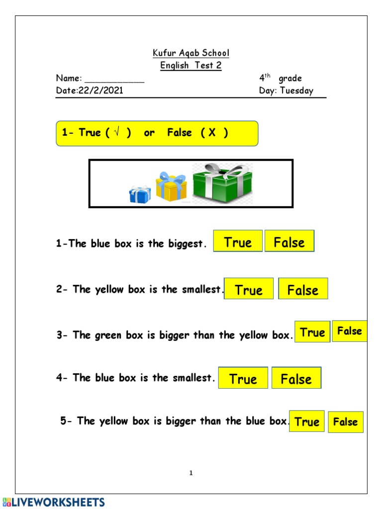 TASK Comparative and Superlative | PDF