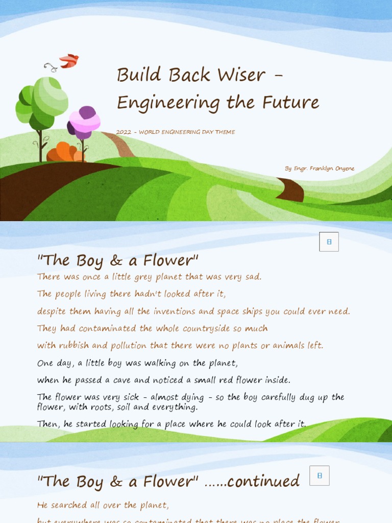 2022 - World Engineering Day Theme | PDF | Waste | Plastic