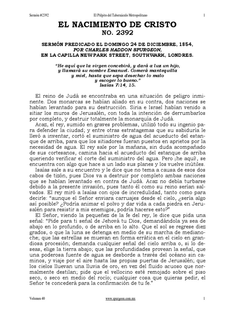 Tema Nacimiento de Jesús | PDF | María, madre de Jesús | Cristo (título)