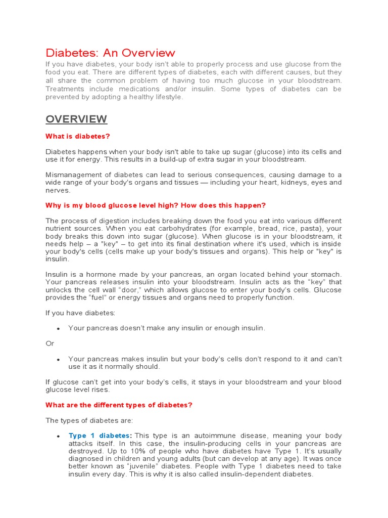 Diabetes Mellitus | PDF | Diabetes | Prediabetes