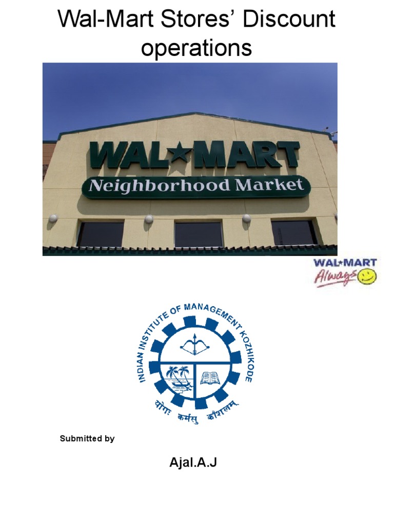 Walmart Case Study | PDF | Walmart | Business