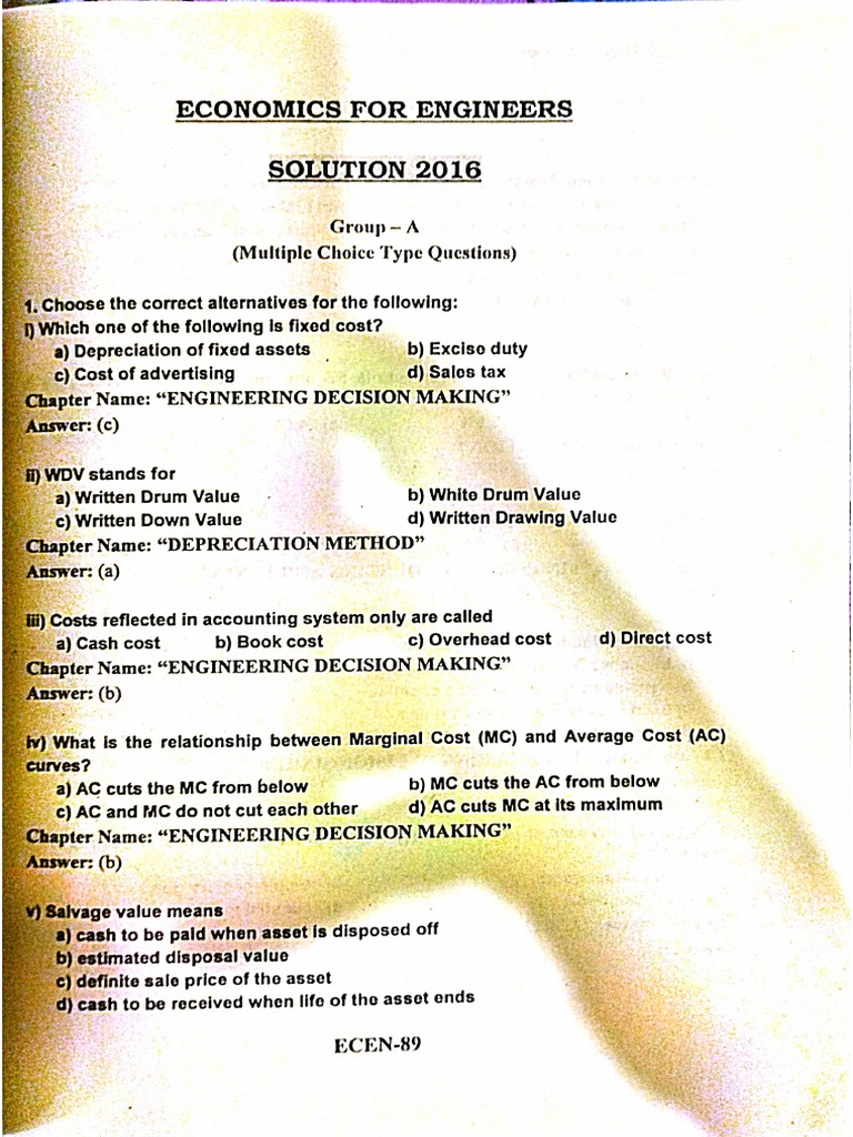 Economics 7th Sem | PDF | Depreciation | Market (Economics)