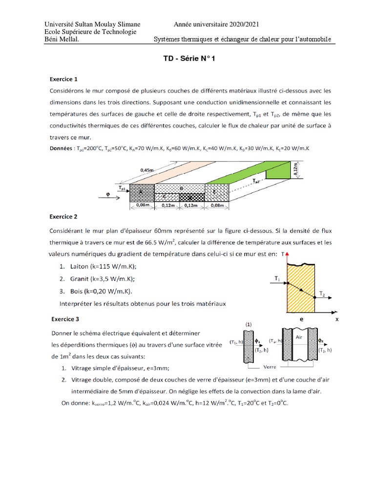 TD - Série #1 | PDF | Technologie et ingénierie