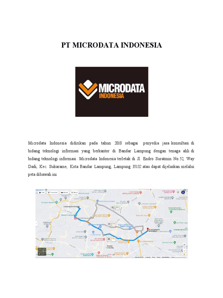Microdata Indonesia | PDF | Bisnis | Pengelolaan Keuangan & Uang