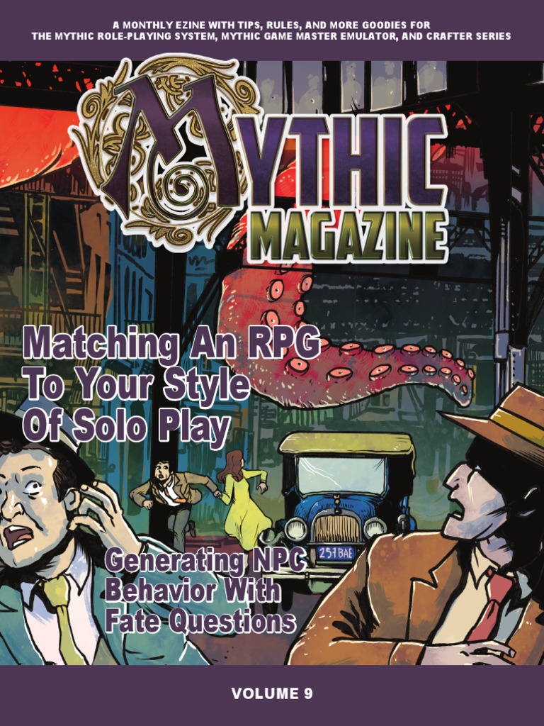 Mythic Magazine #009 | PDF | Role Playing Games | Adventure Games