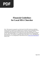 Local Church Audit Report | PDF | Internal Control | Audit