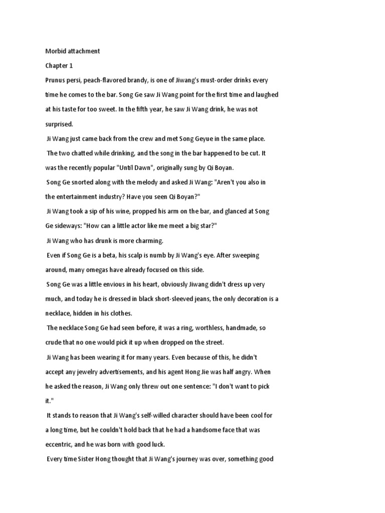 Morbid Attachment | PDF