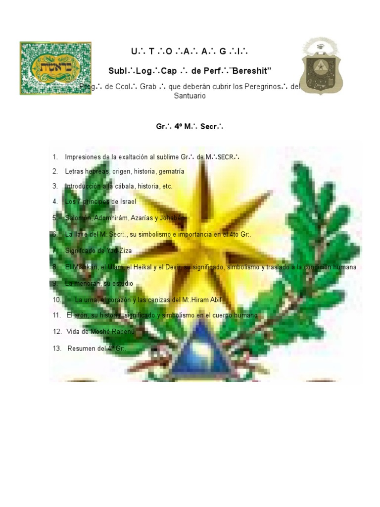 U T O A A G I Subl Log Cap de Perf Bereshit" | PDF