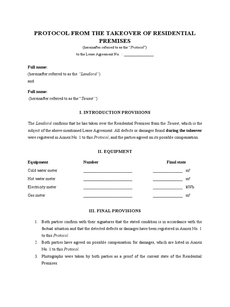 Takeover Protocol - en | PDF