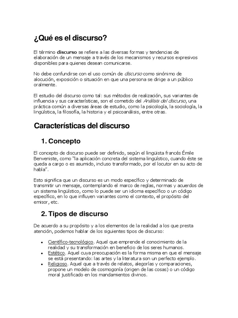 Discurso - 22 | Descargar gratis PDF | Hablar en público