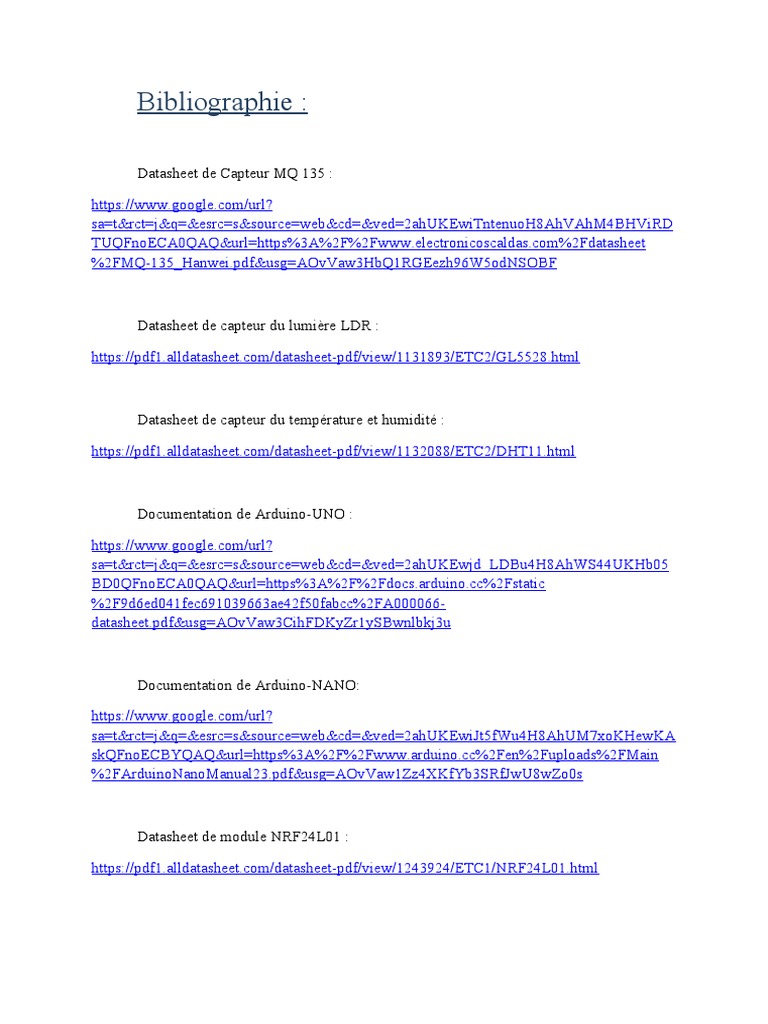 Bibliographie | PDF | Technology & Engineering